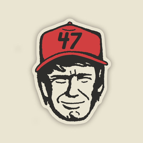 47 Red Hat Sticker – Political Vinyl Decal, Perfect Christmas Gift ...